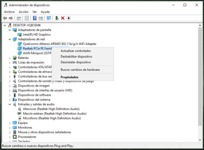 Gestor De Dispositivos